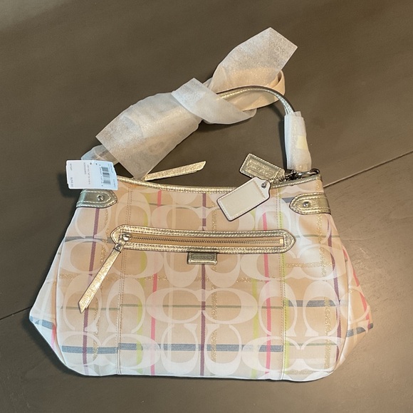 Coach | Bags | Coach Pastel Signature Shoulder Bag | Poshmark